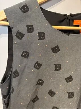 Joe Fresh | Dresses | Joe Fresh Cat Print And Hearts Light Dress | Poshmark
